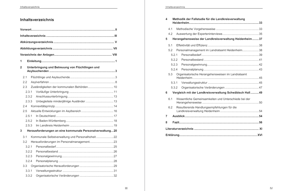 Gliederung einer Bachelorarbeit